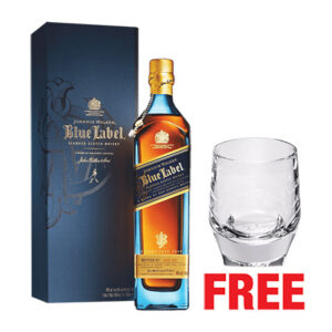 Johnnie Walker Blue Label 750ML + 1 Glass Free - Liquor World